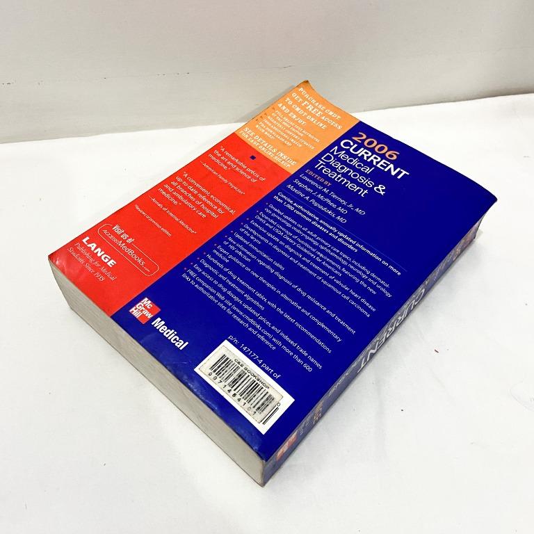 CMDT Current Medical Diagnosis and Treatment 2006 Lange, Hobbies & Toys ...