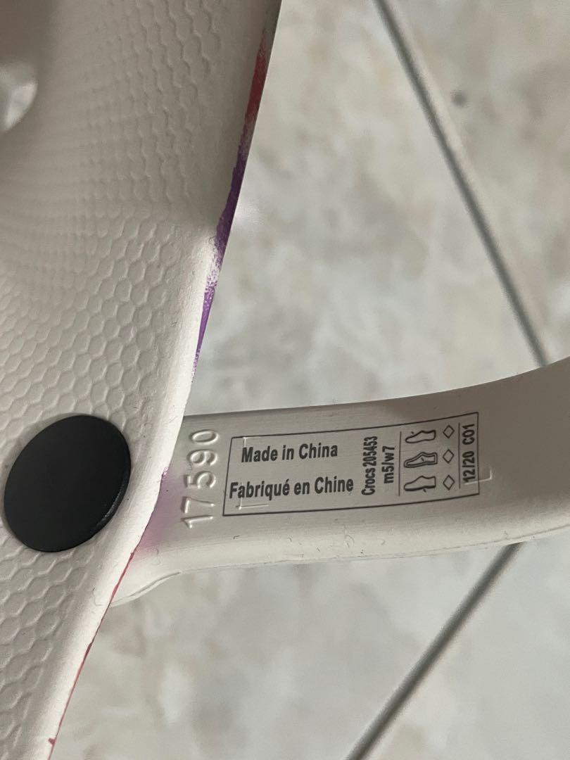 CROCS classic clog fresco multi w7, Women's Fashion, Footwear, Slippers ...