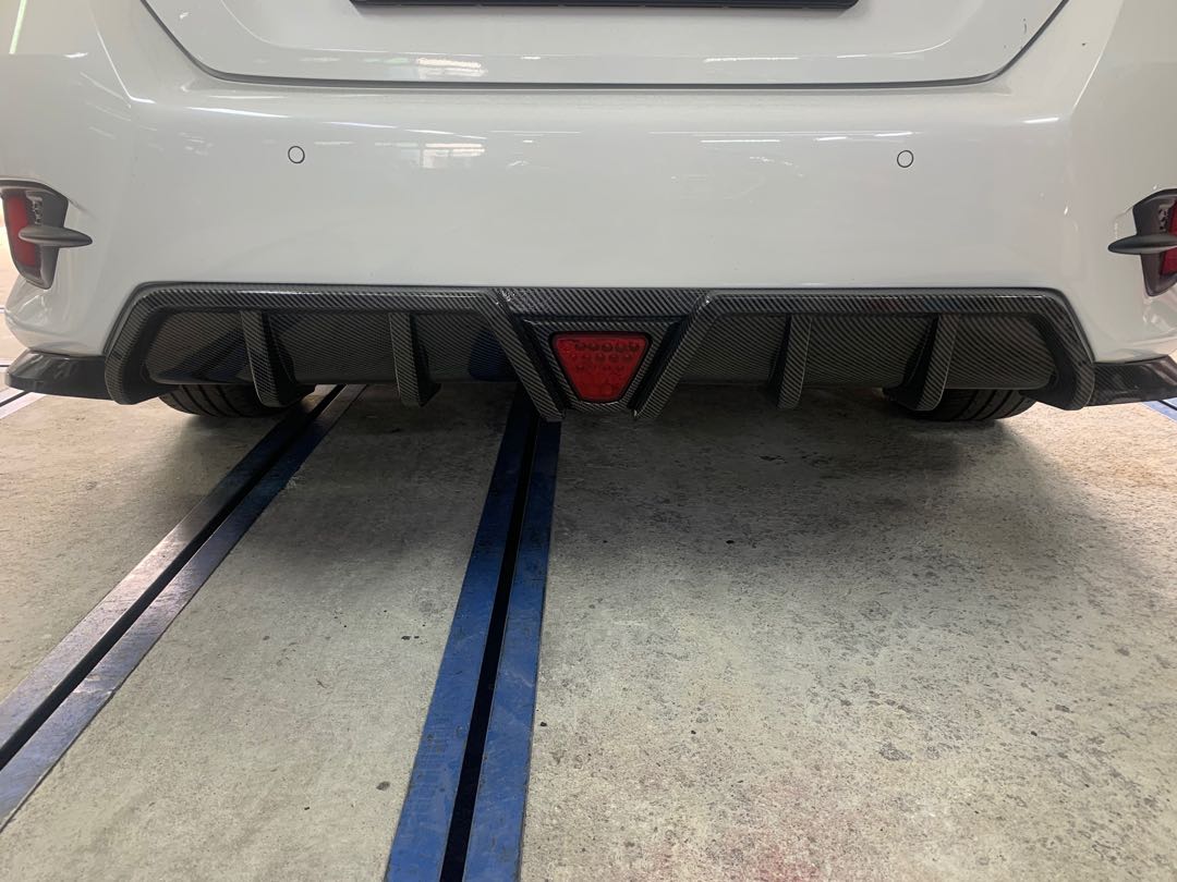 Defuser CF honda civic fc, Car Accessories, Accessories on Carousell