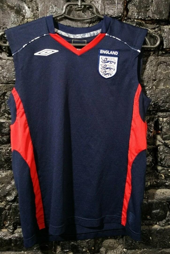 England National Football Team Training Vest, Men's Fashion, Tops ...