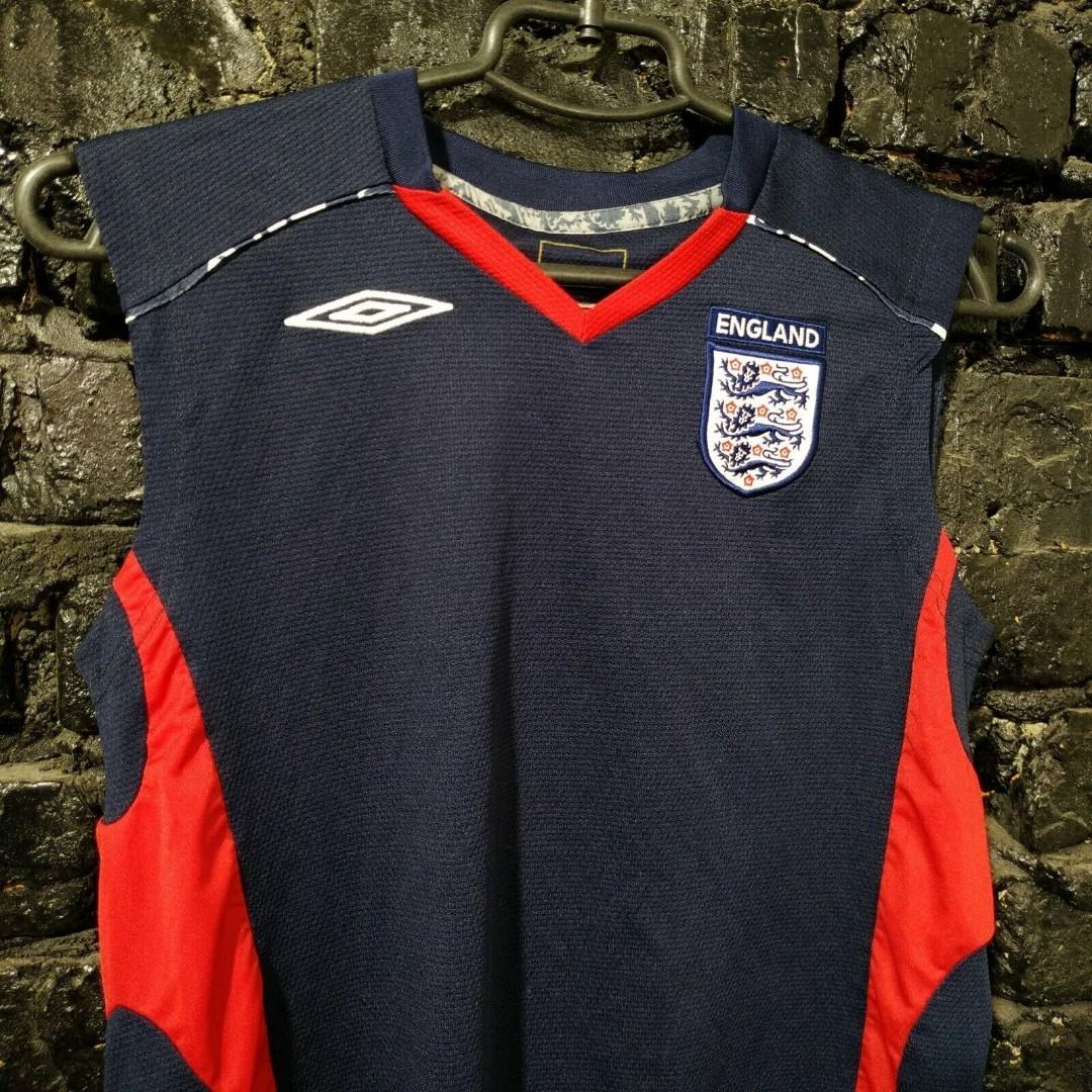 England National Football Team Training Vest, Men's Fashion, Tops ...