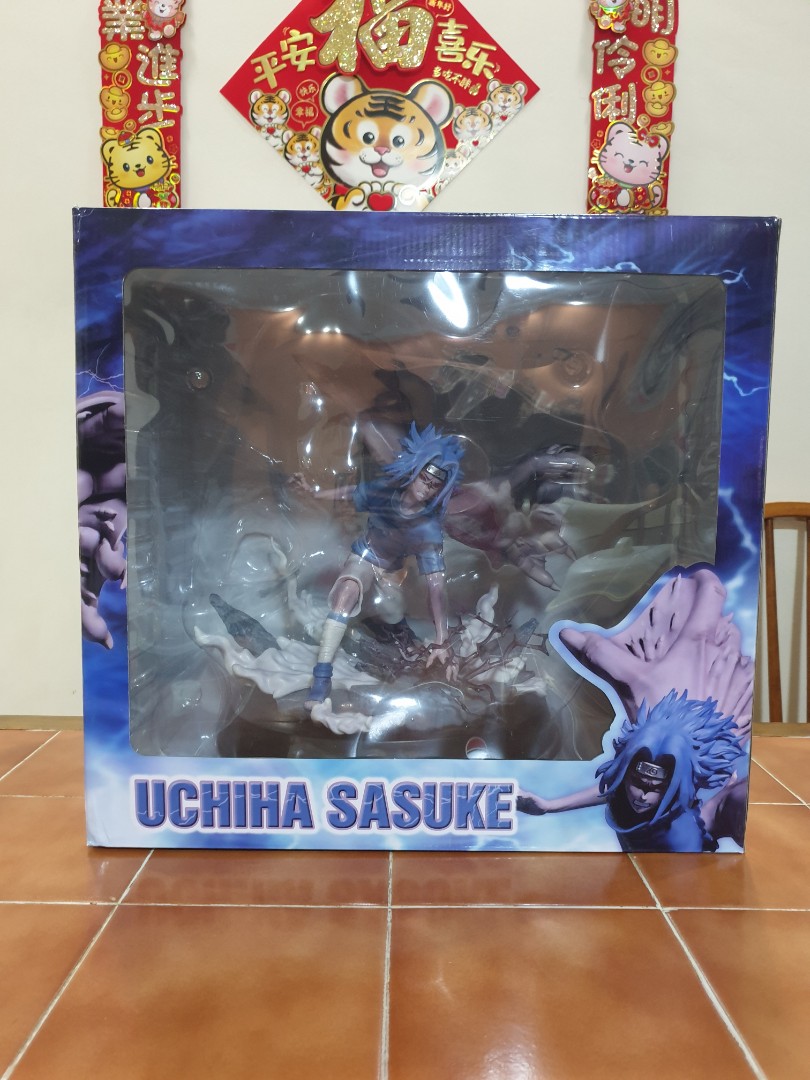 Final Valley Sasuke Uchiha Curse Mark 2 Scale Figure Figurine Naruto ...