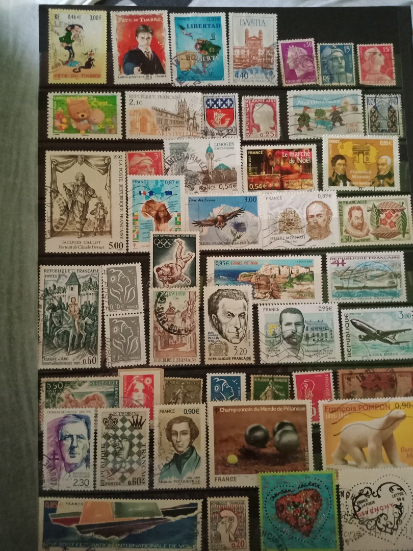 FRANCE STAMP Set, Hobbies & Toys, Memorabilia & Collectibles, Stamps ...
