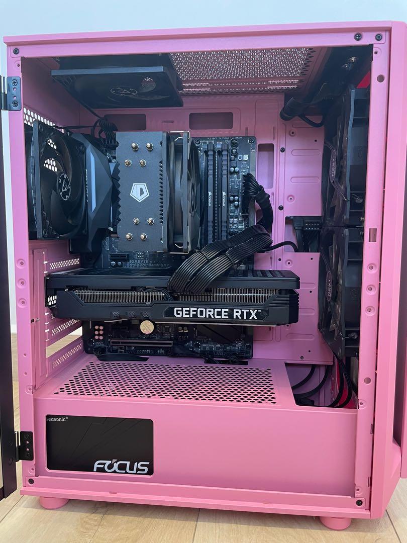 Pink Gaming PC (RTX 3060Ti + Ryzen 5 3600), Computers & Tech, Desktops ...