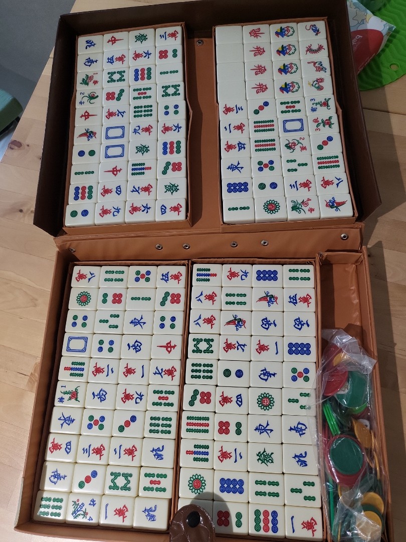 Full Mahjong set for sale, Hobbies & Toys, Toys & Games on Carousell