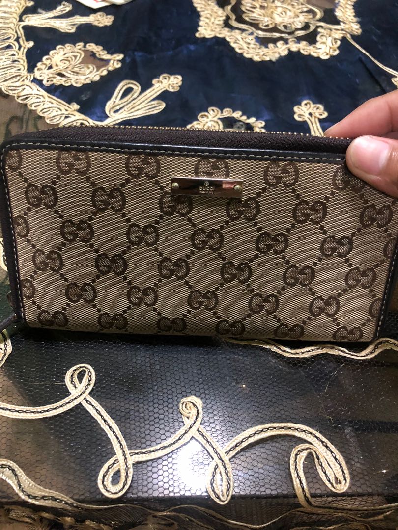 Gucci long wallet, Luxury, Bags & Wallets on Carousell