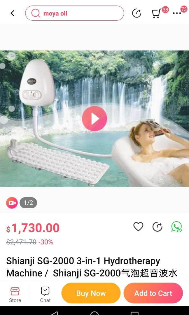 Hydrosonic bubble massage machine, Beauty & Personal Care, Bath & Body ...