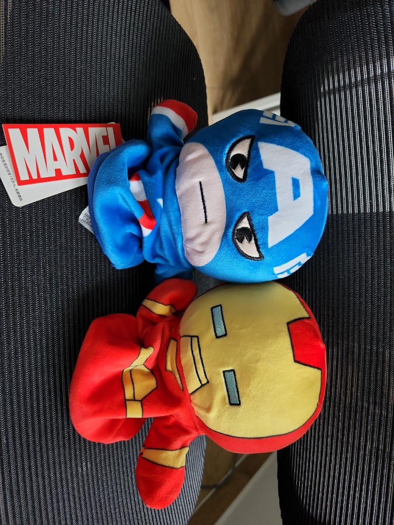 Iron Man and Captain America hand puppet, Babies & Kids, Infant ...