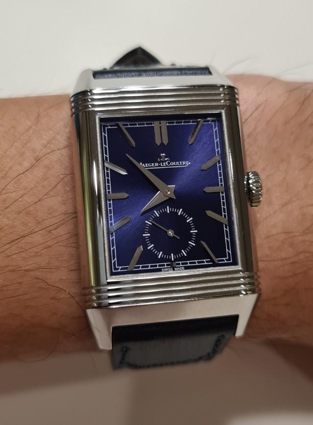 JLC Reverso Tribute Duoface Small Seconds Blue, Luxury, Watches on ...