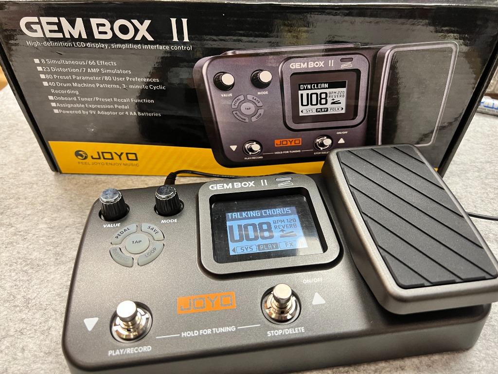 JOYO GEM BOX 2 Guitar Multi-Effects Processor 結他綜合效果器, 興趣及遊戲, 音樂樂器 & 配件 ...