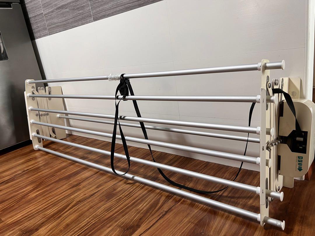 Laundry Rack (BTO standard issue), Furniture & Home Living, Furniture ...