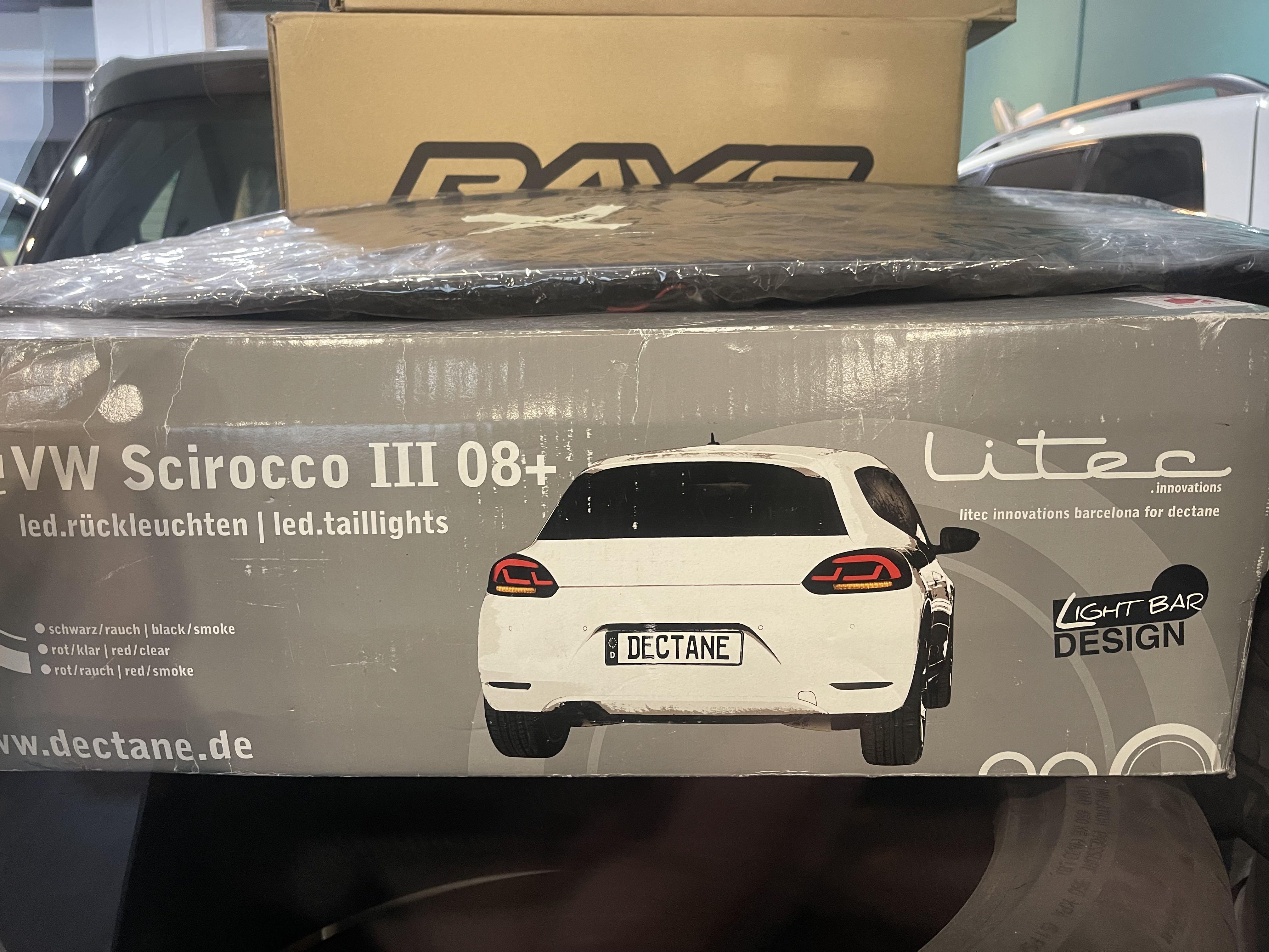 LITEC Smoked Dectane Tail Light for Volkswagen Scirocco, Car Accessories, Accessories on Carousell