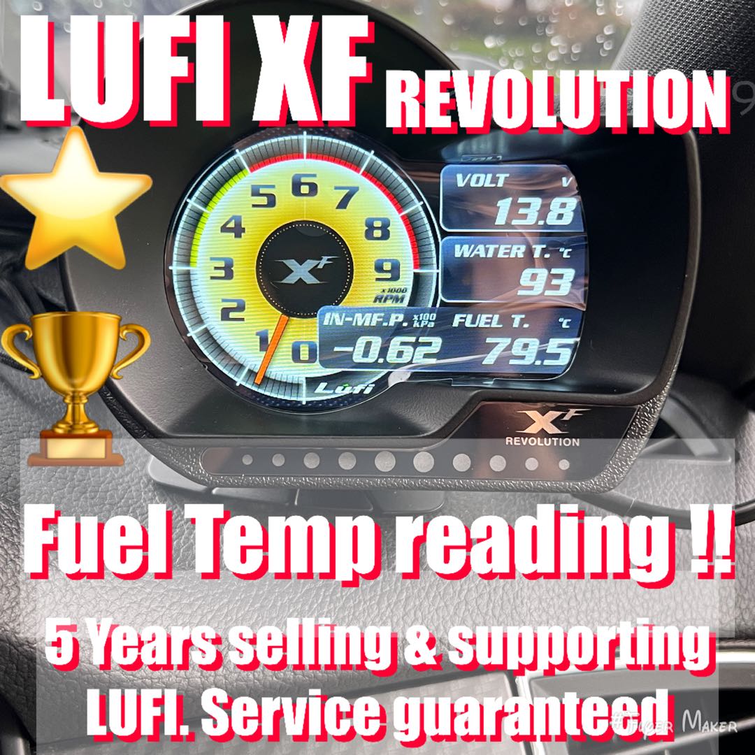 LUFI XF Revolution OBD OBD2 Display Gauge, Car Accessories, Accessories ...
