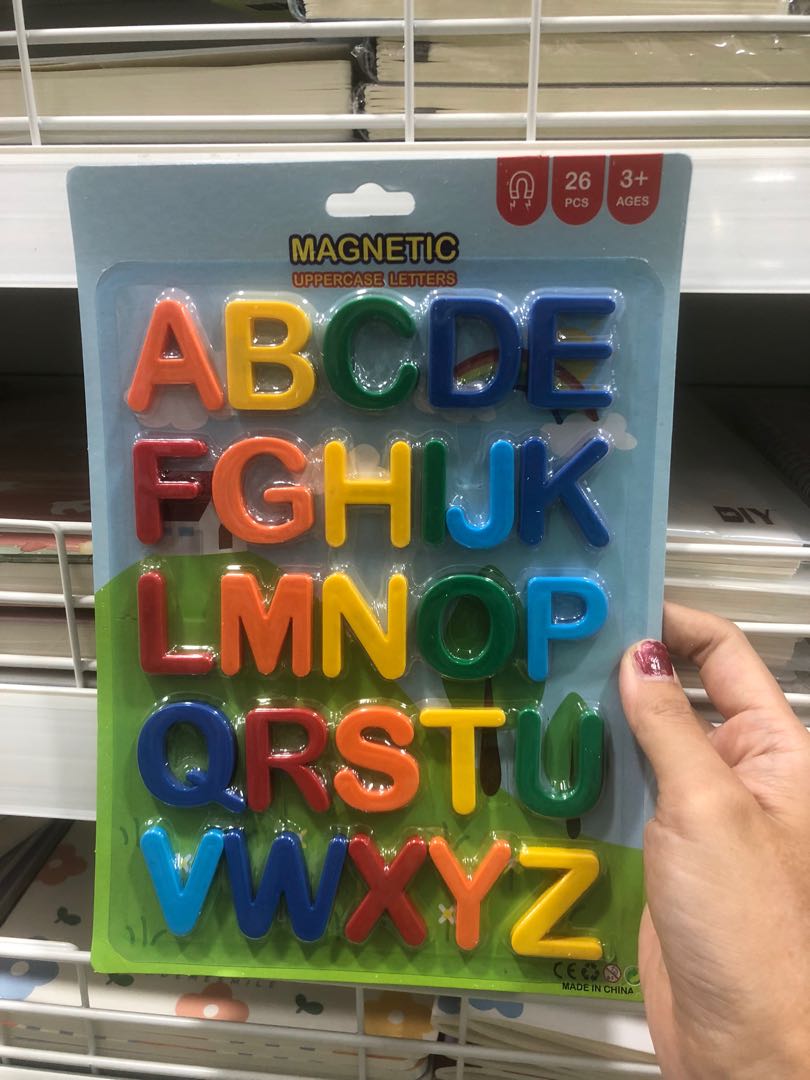 Magnetic ABC magnet, Toys & Collectibles, Permainan Papan & Kartu di ...