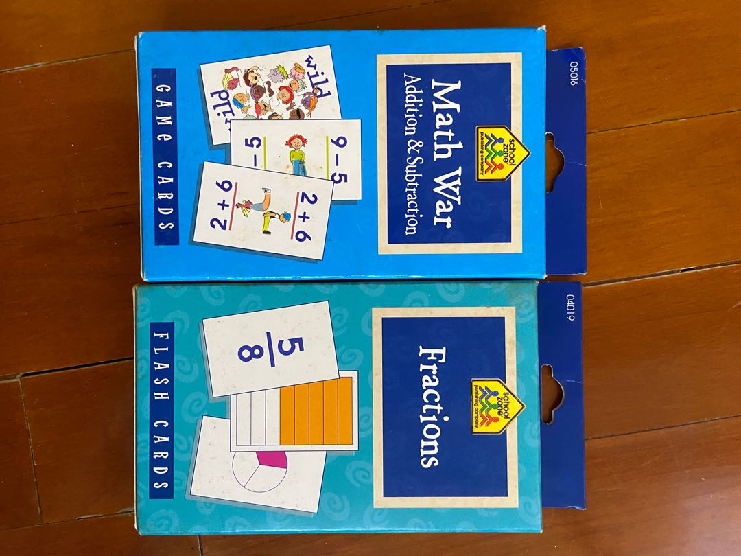 Math game cards set, 興趣及遊戲, 玩具 & 遊戲類 - Carousell