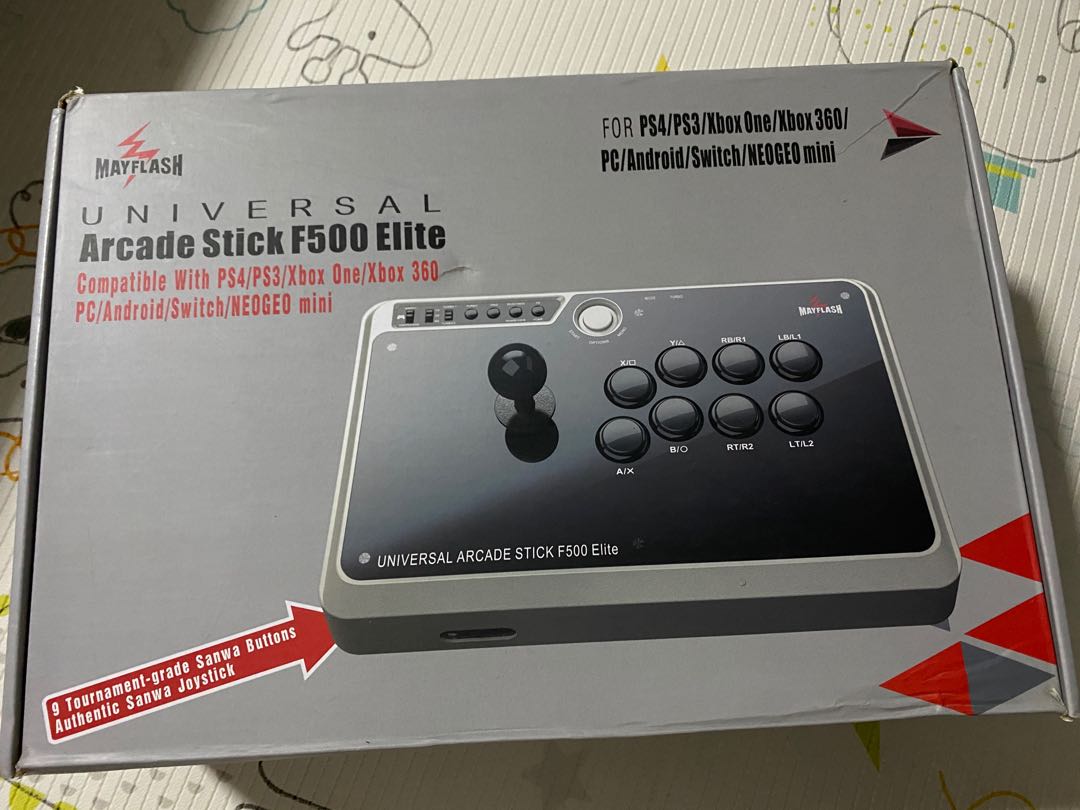 Mayflash F500 Elite Arcade Stick controller, Video Gaming, Gaming ...