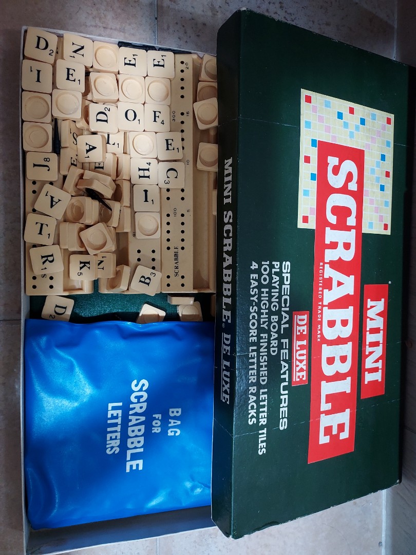 Mini scrabble, Hobbies & Toys, Toys & Games on Carousell