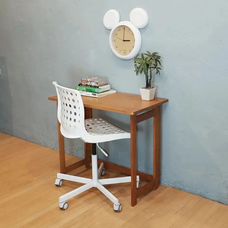 Minimalist folding study table, Furniture & Home Living, Furniture ...