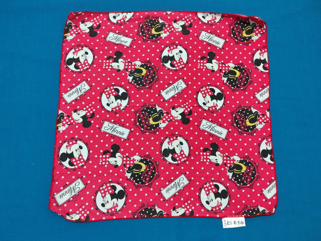 Minni Mouse Disney Handkerchief Hanky Panyo, Women's Fashion, Watches & Accessories, Other ...