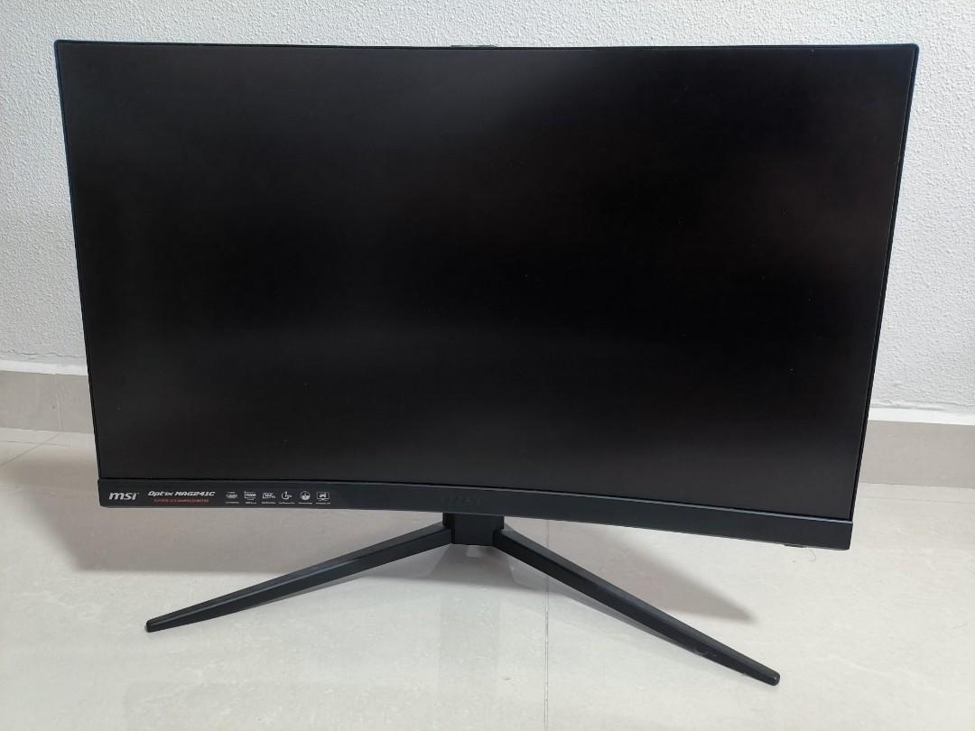 MSI Optix MAG241C 24'' inch FHD 144Hz gaming monitor, Computers & Tech ...