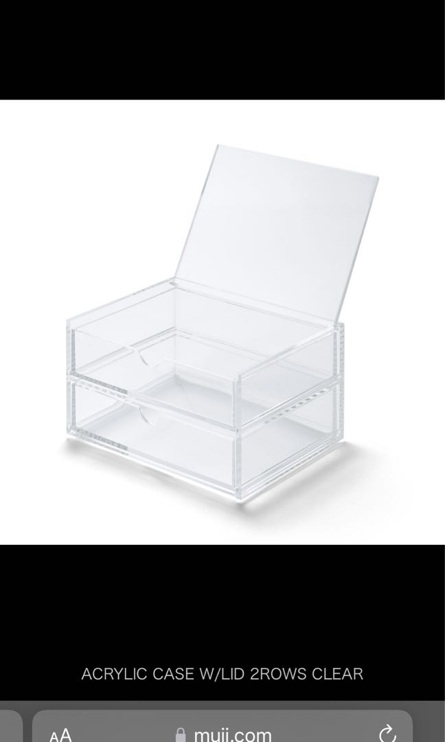 MUJI Acrylic Case, Women's Fashion, Watches & Accessories, Other ...