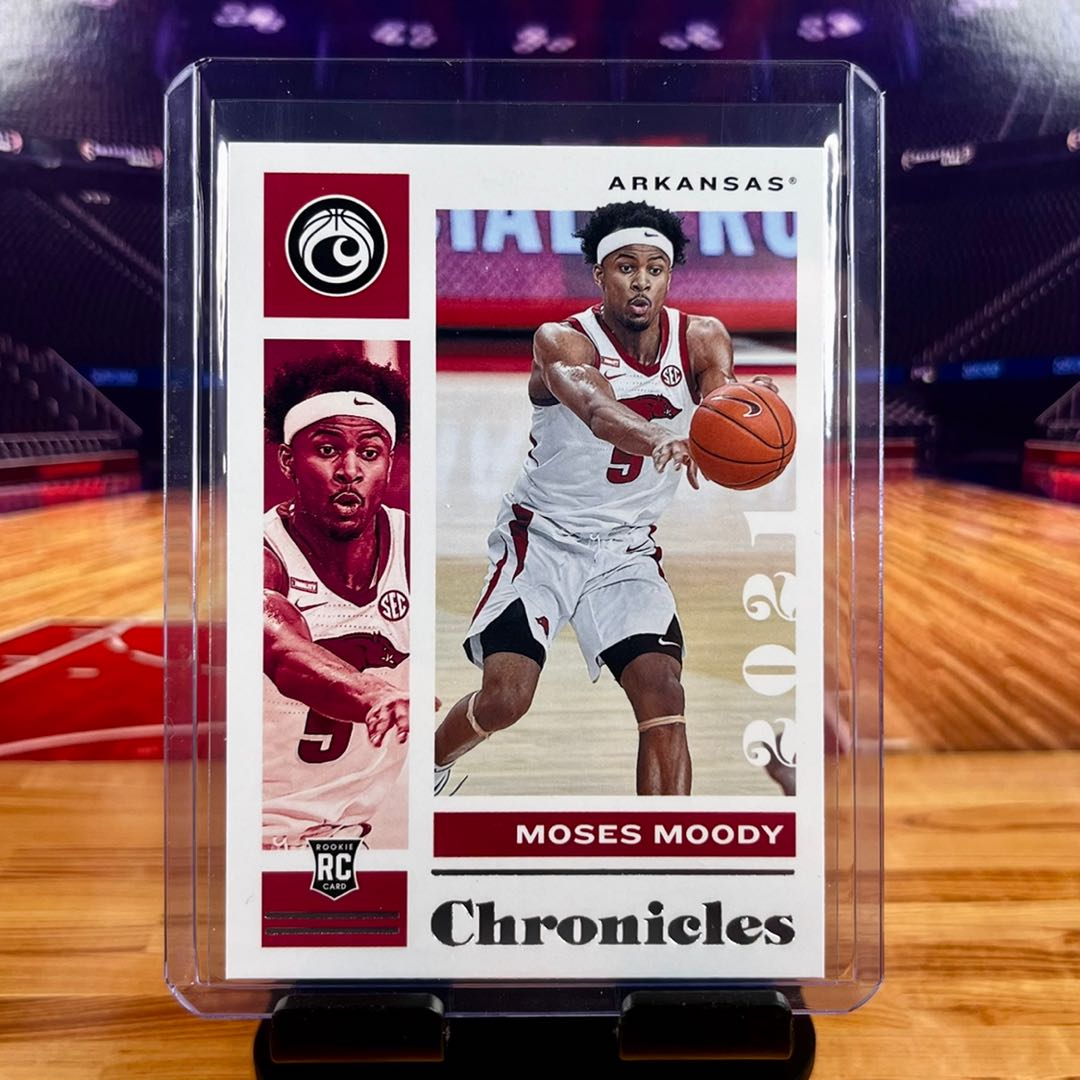 NBA Cards - Moses Moody 2021 Panini Chronicles Draft Picks #11 (Rookie ...
