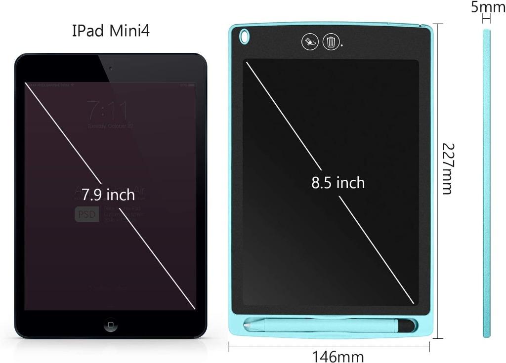 NEWYES LCD Writing Tablet 8.5 Inches LCD Writing Pad Drawing Doodle ...