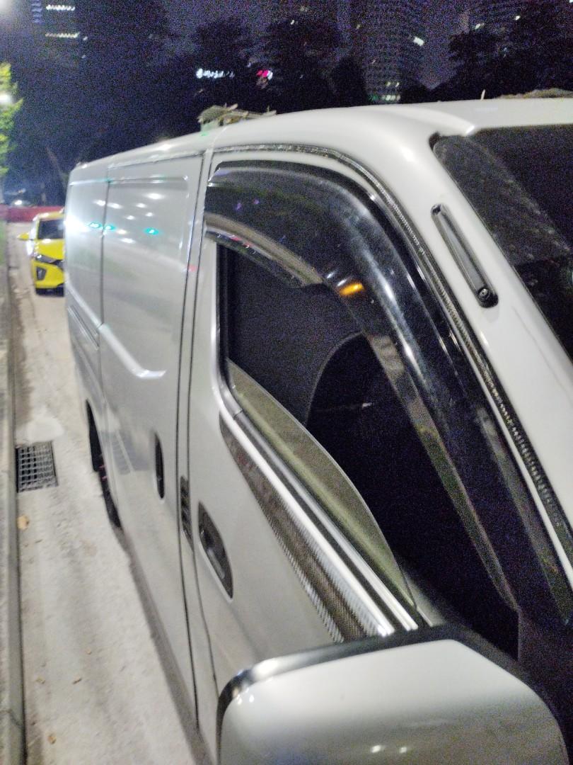 Nv350 visor and fender, Car Accessories, Accessories on Carousell