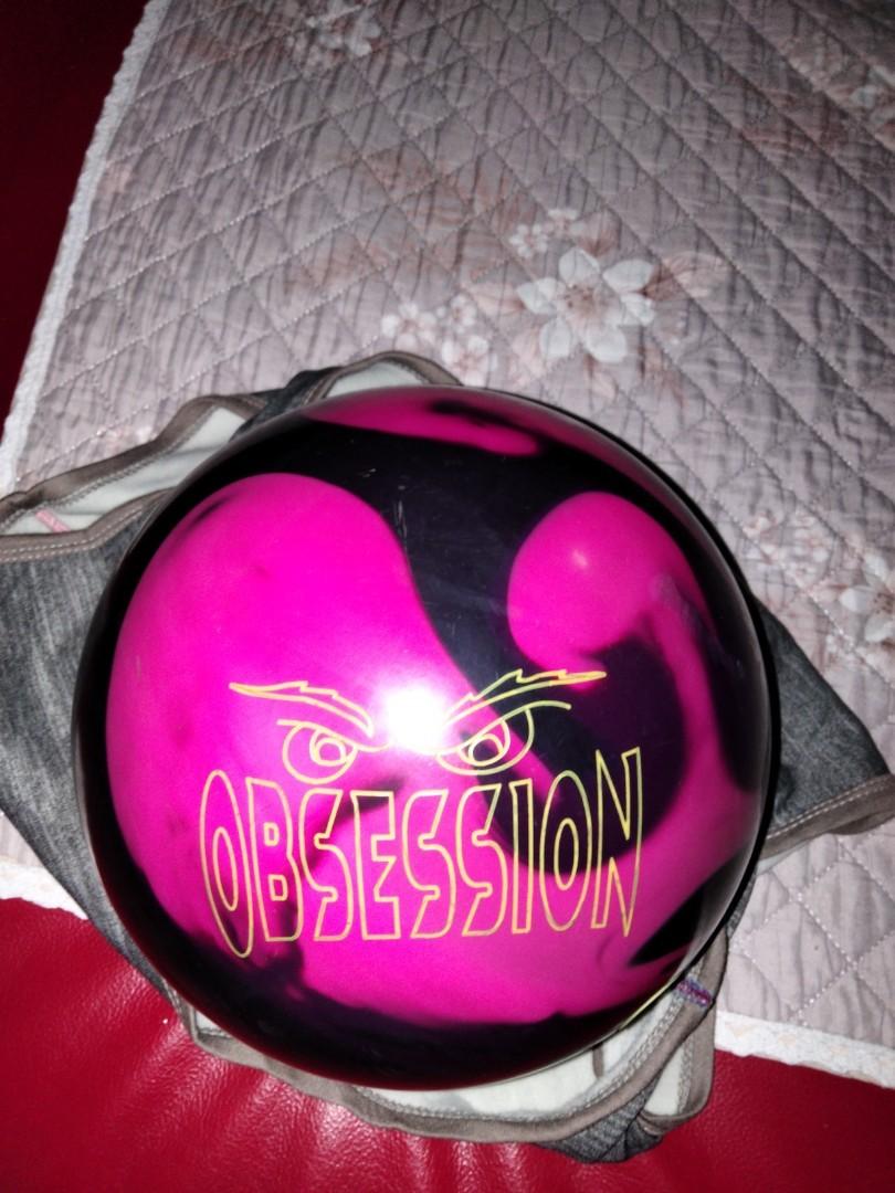 Obsession Pink Bowling Ball, Sports Equipment, Sports & Games ...
