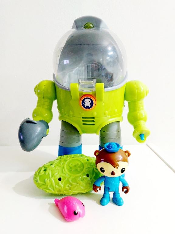Octonauts Octo Max Suit With Shellington Figurine, Blobfish And Kelp ...