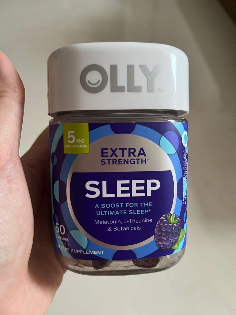 Olly Extra Strength Sleep Gummies, Health & Nutrition, Health ...