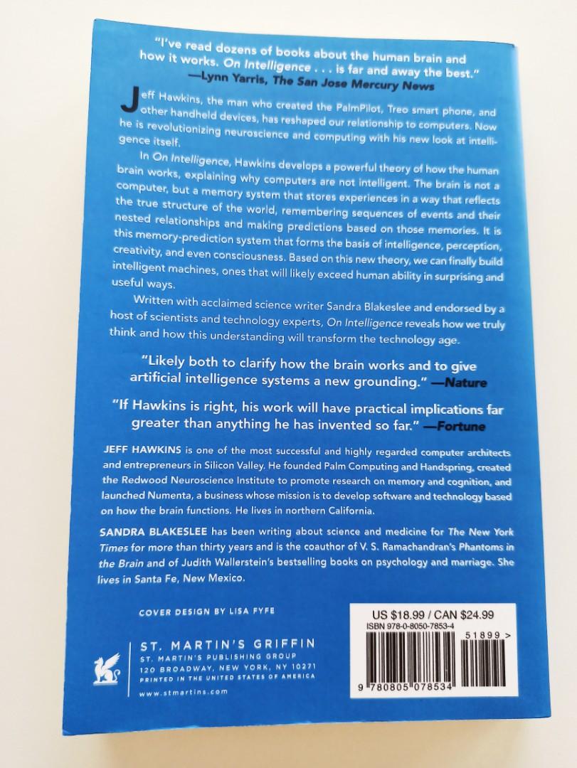 On Intelligence Jeff Hawkins, Hobbies & Toys, Books & Magazines ...