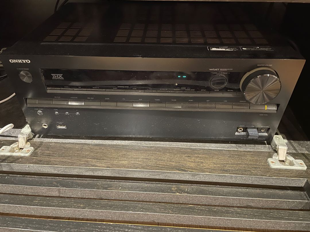 Onkyo TX-NR609 Network Receiver + Wireless Lan Adapter, TV & Home ...
