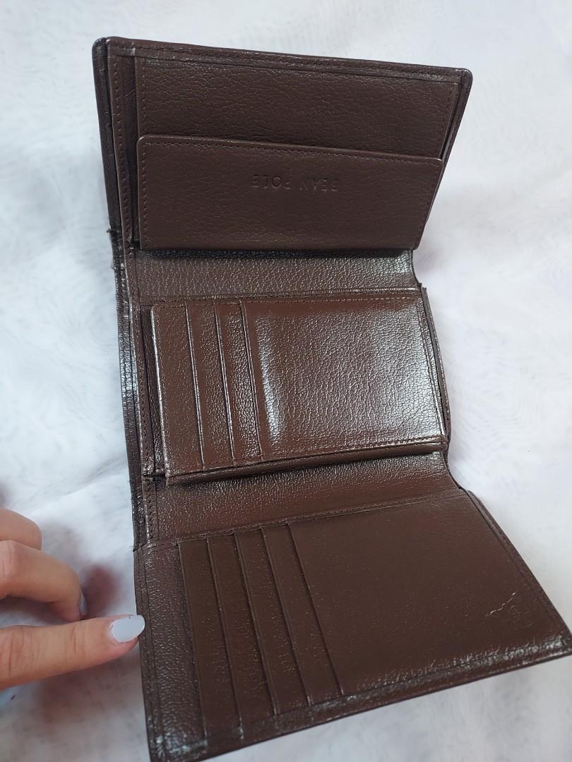 Original Bean Pole Trifold Wallet, Luxury, Bags & Wallets on Carousell