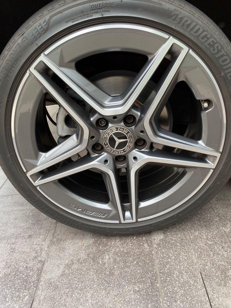 Original Mercedes AMG 18 inches 5 Spokes Rims, Car Accessories, Tyres ...