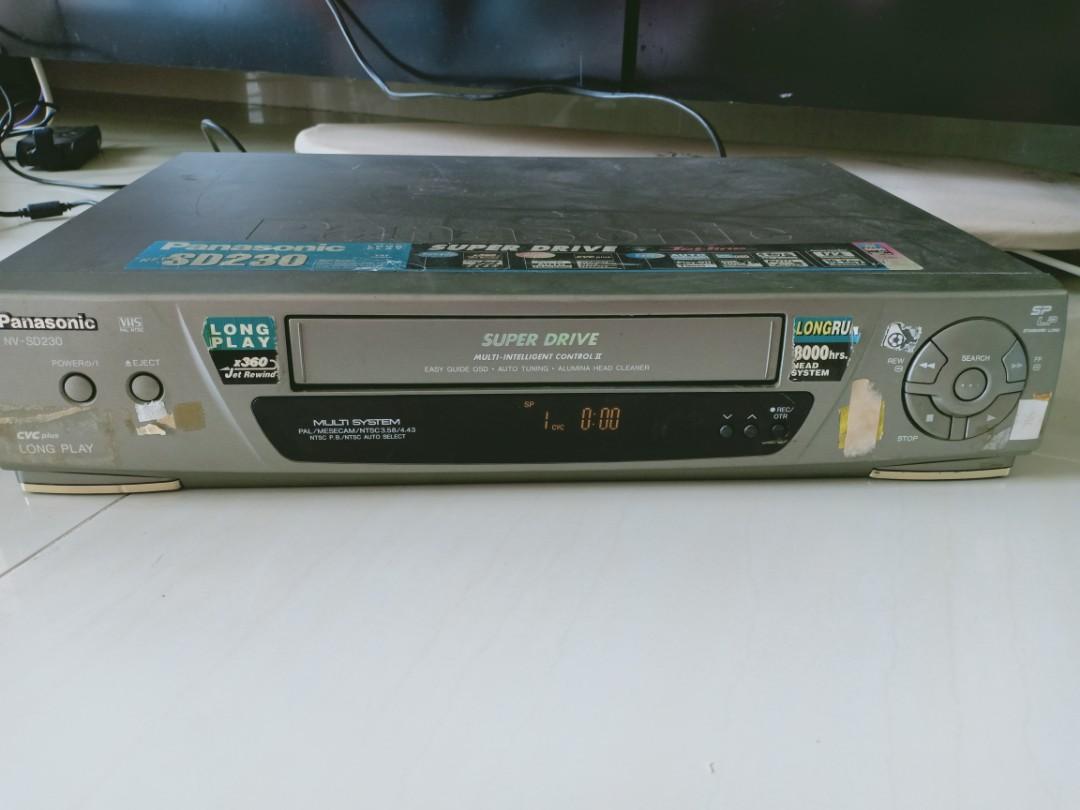Panasonic VHS Player, TV & Home Appliances, TV & Entertainment, TV ...