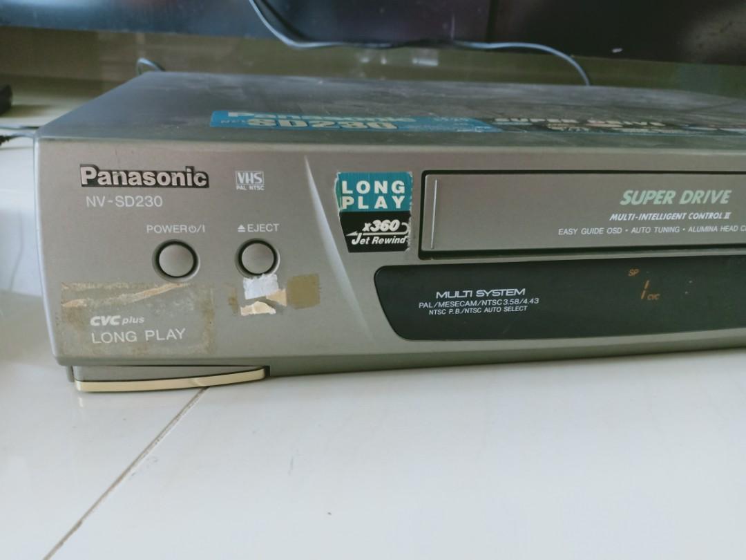 Panasonic VHS Player, TV & Home Appliances, TV & Entertainment, TV ...