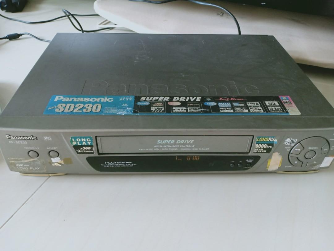 Panasonic VHS Player, TV & Home Appliances, TV & Entertainment, TV ...