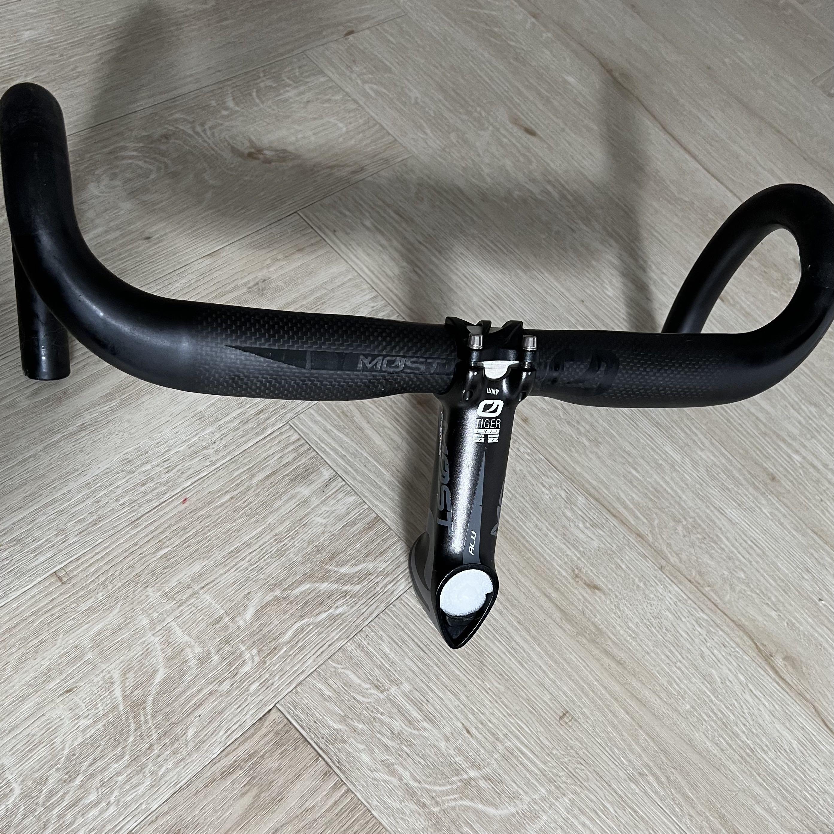 Pinarello MOST Tiger stem and handlebar, Sports Equipment, Bicycles ...
