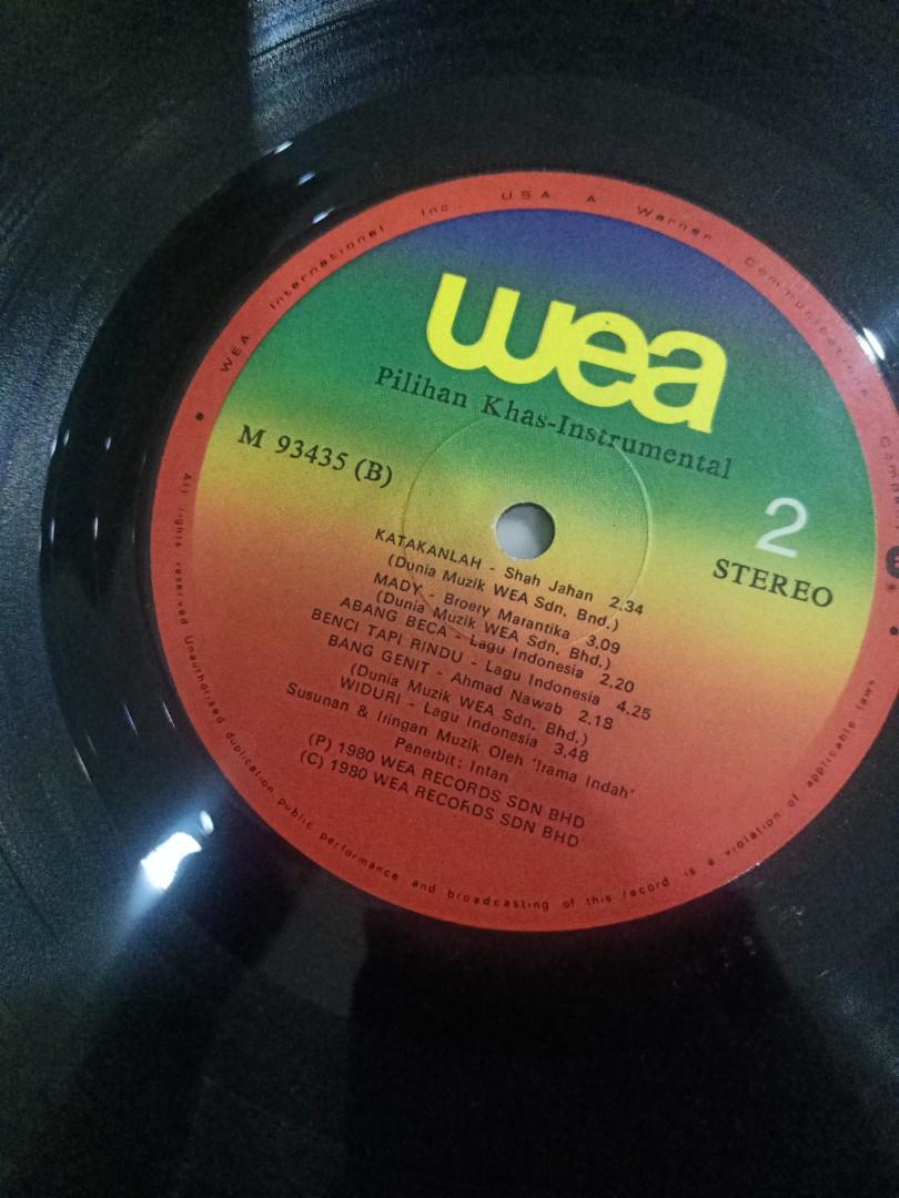 piring hitam lp - pilihan khas instrumental wea 1980, Hobbies & Toys ...