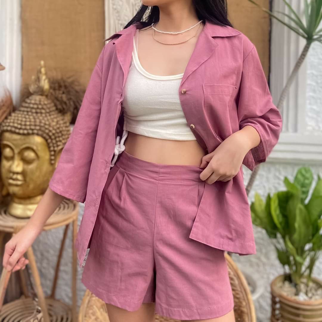 Polo Shorts Coords, Women's Fashion, Dresses & Sets, Sets or ...