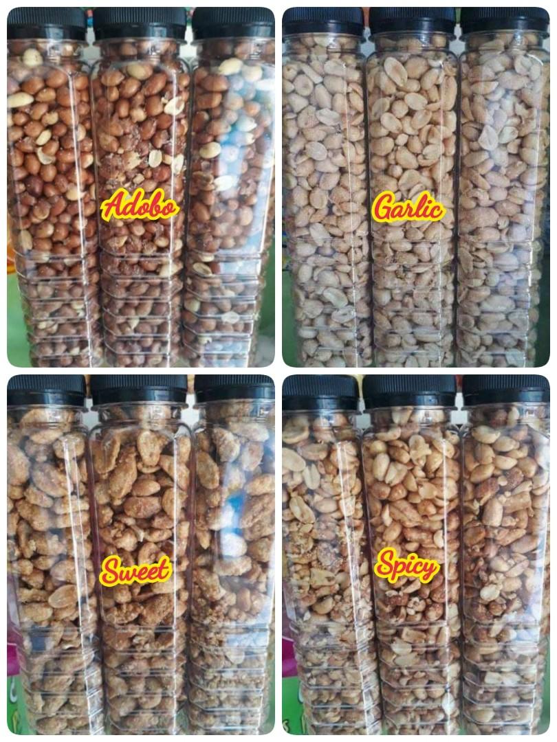 POP BEANS, MIXED NUTS, PEANUTS, CORN POP, BANANA CHIPS, WEET & SPICY ...