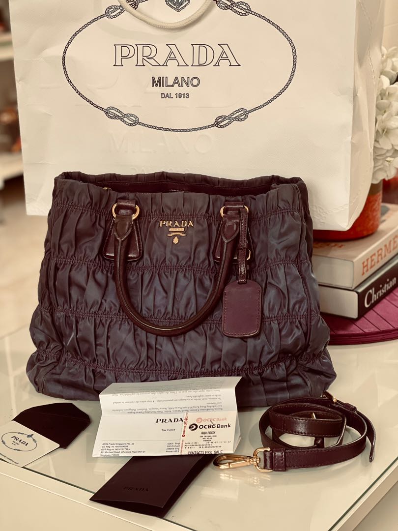 Prada bag - with receipt, Women's Fashion, Bags & Wallets, Tote Bags on ...