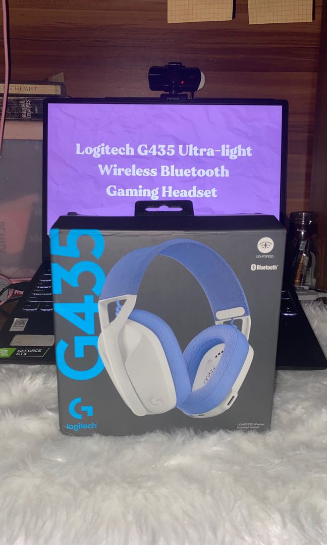 Pre-loved Logitech G435 Bluetooth Gaming Headset, Audio, Headphones ...