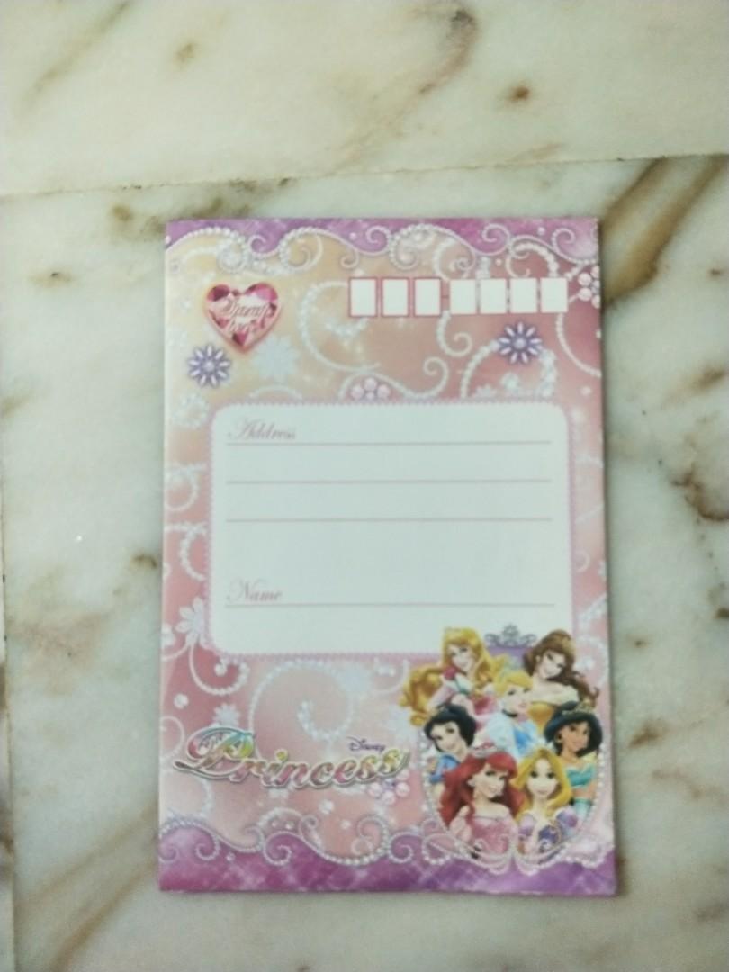 Princess envelope set, Hobbies & Toys, Stationery & Craft, Occasions ...