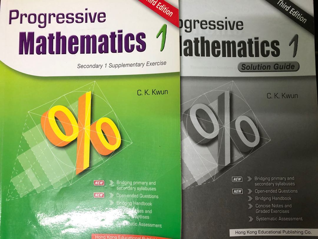 Progressive Mathematics 1 Third Edition, 興趣及遊戲, 書本 & 文具, 教科書 - Carousell
