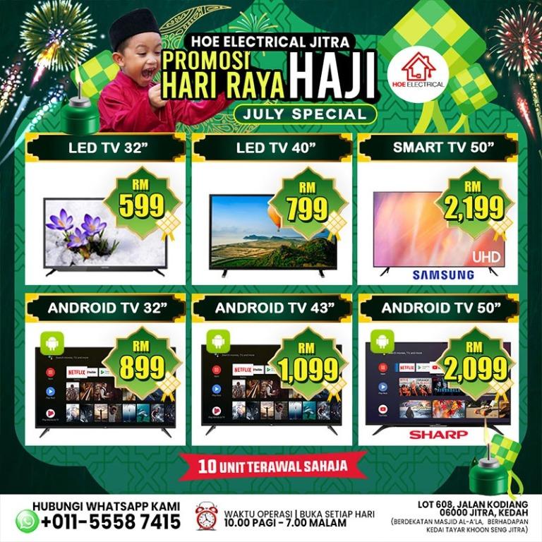 PROMOSI HARI RAYA HAJI - Freezer | Peti Sejuk | TV | Aircond | Chiller ...