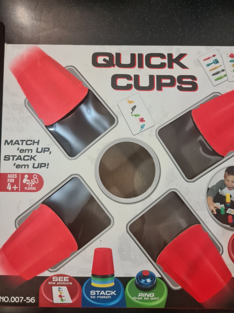Quick Cups Stacking Game, Hobbies & Toys, Toys & Games on Carousell