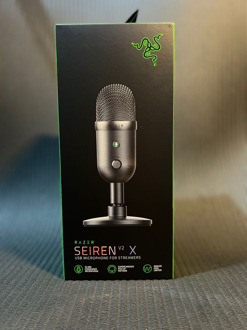 Razer Seiren X & Elite Streaming Microphones, Audio, Microphones on ...