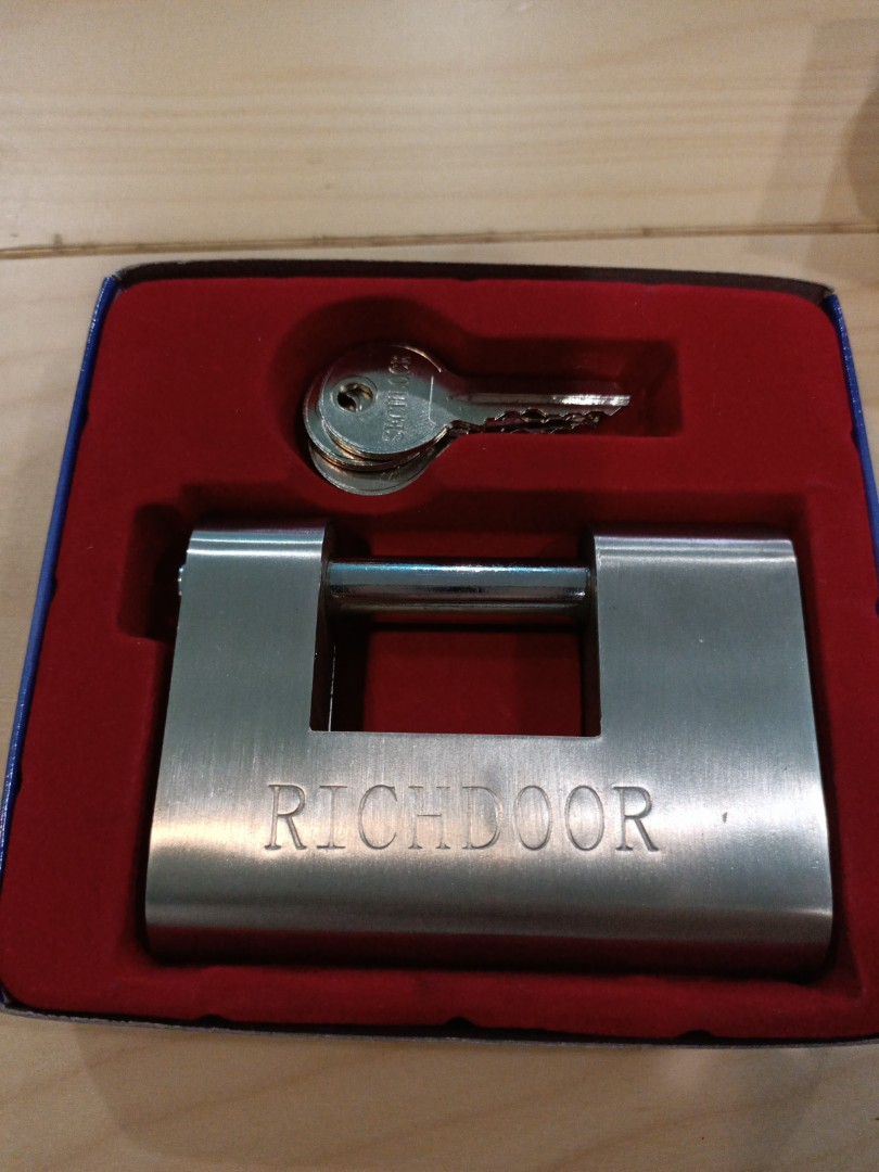 RICHDOOR brand padlock, Furniture & Home Living, Security & Locks ...